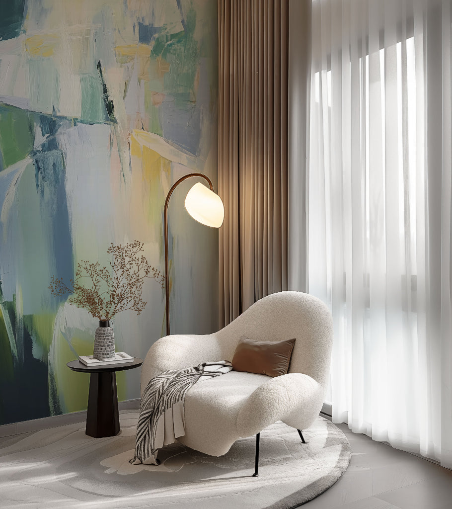 Serene Expression mural | Into the Light