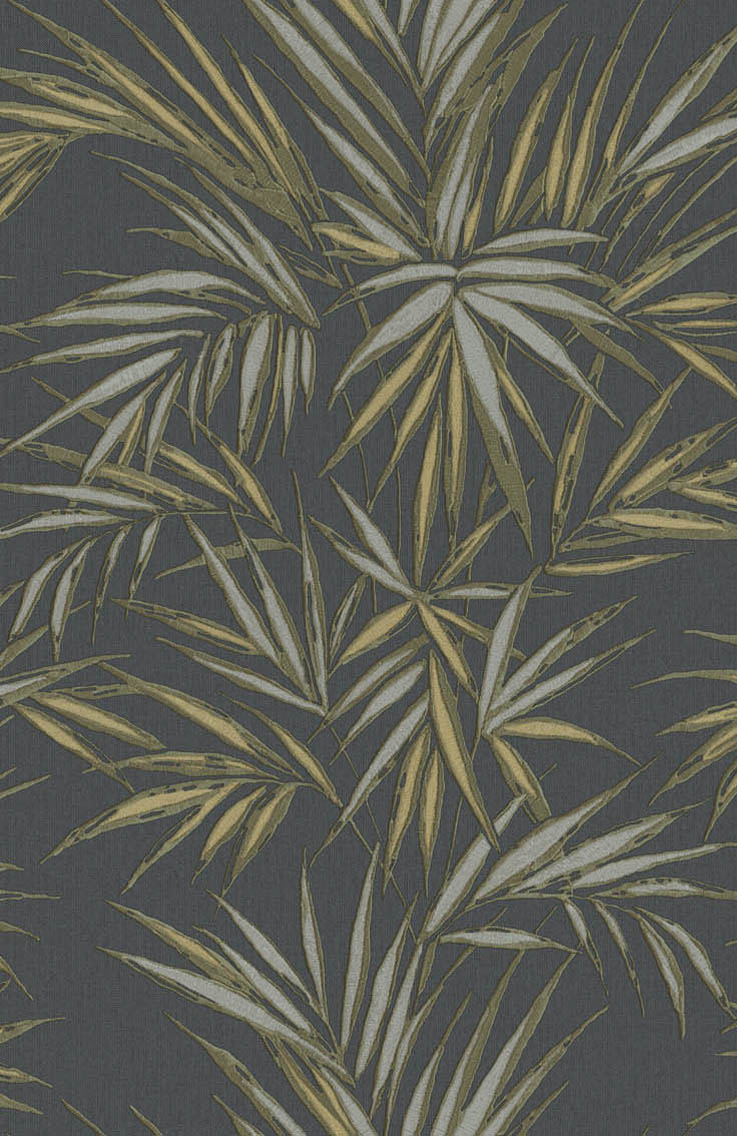 Sirpi Evolution exotic leafy wallpaper